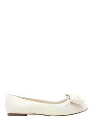 FERRAGAMO Varina Ballerina Shoes - White