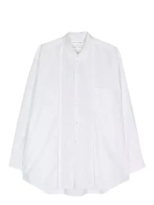 Comme Des Garçons 2000s Seam-detail Button-up Shirt - White