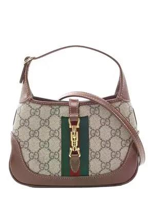 Gucci 1920s Jackie Gg Supreme Handbag - Neutrals