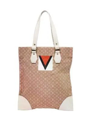 LOUIS VUITTON 2005 Mini Lin Monogram Canvas Tote Bag - Brown