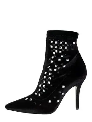 GIUSEPPE ZANOTTI 105mm Crystal-embellished Ankle Boots - Black