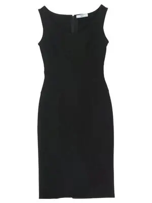 Prada 2000s Sleeveless Midi Dress - Black