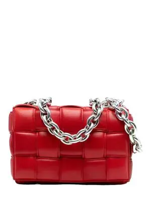 BOTTEGA VENETA Nappa Intrecciato Padded Chain Cassette Satchel