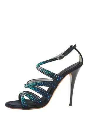 GIUSEPPE ZANOTTI 100mm Strappy Crystal-Embellished Sandals