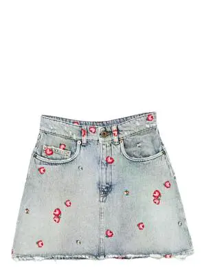 Miu Miu Pre-owned 2019 Denim Skirt - Blue