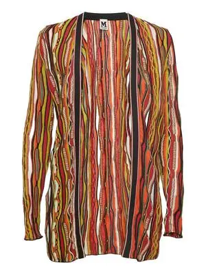 Missoni Striped Cardigan - Red