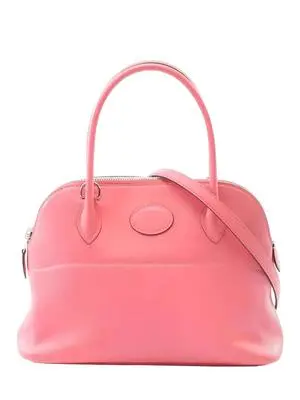 Hermès Bolide 27 Leather Handbag - Pink