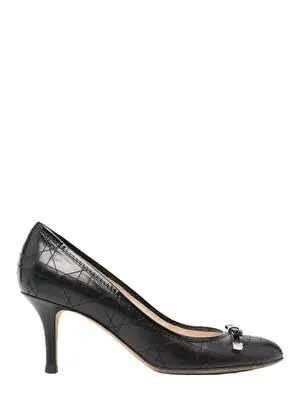 Dior 2010s 75mm Leather Pumps - Black