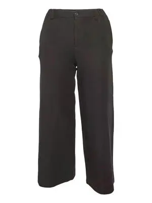 Maje Cotton-blend Trousers - Black