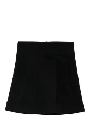 Givenchy 1990s Wool Mini Skirt - Black