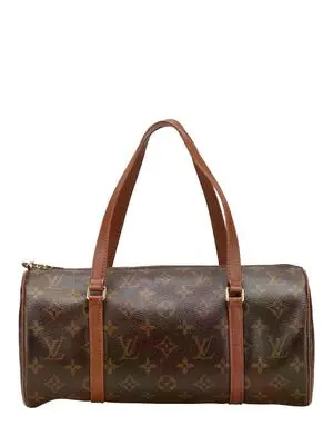 LOUIS VUITTON 2004 Monogram Papillon 30 Handbag - Brown
