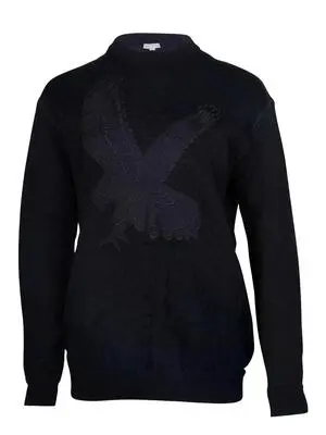 STELLA MCCARTNEY Quilted Eagle-Embroidered Sweater
