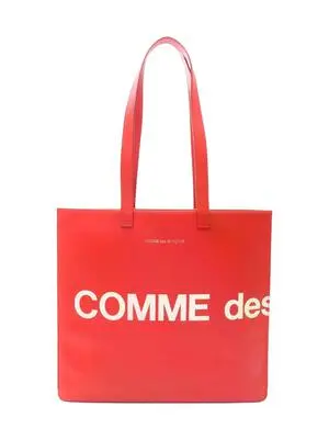 Comme Des Garçons Logo-print Tote Bag - Red