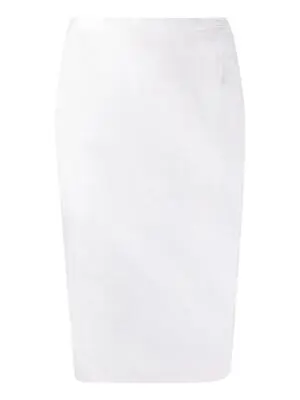 Dolce & Gabbana 2000s Knee-length Pencil Skirt - White