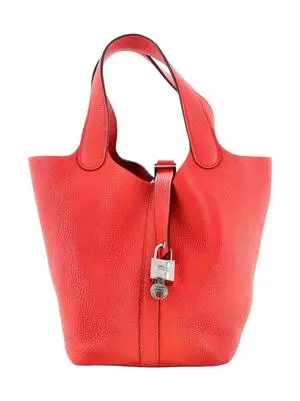 Hermès Picotin Lock Pm Bucket Bag - Red