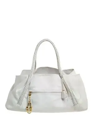 FERRAGAMO Leather Tote Bag - White