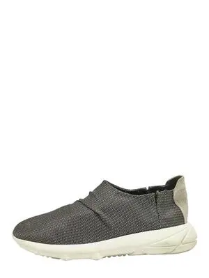 Giorgio Armani Textured Slip-On Sneakers Grey