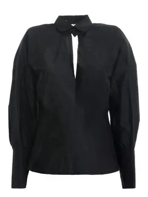Gianfranco Ferre 1980s Cut-out Shirt - Nero