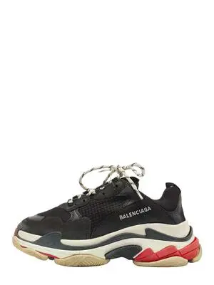 Balenciaga Chunky Panelled Sneakers - Black