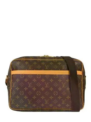 LOUIS VUITTON 1998 Reporter Gm Monogram Shoulder Bag - Brown