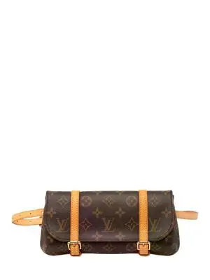 LOUIS VUITTON 2005 Monogram Pochette Marelle Pm Belt Bag - Brown