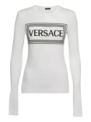 Versace Logo-print T-shirt - White