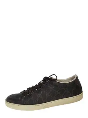 Gucci Leather Sneakers - Brown