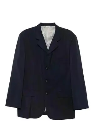 Comme Des Garçons 1990s Mohair-wool Jacket - Blue