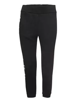 Fendi Embroidered Cotton Jeans - Black