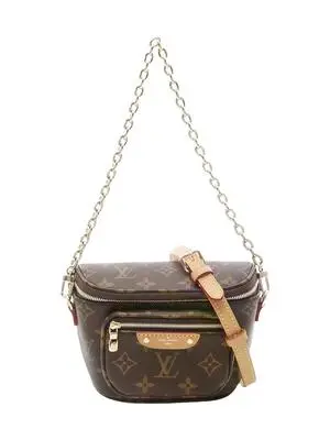 LOUIS VUITTON Monogram Mini Bumbag Satchel - Brown