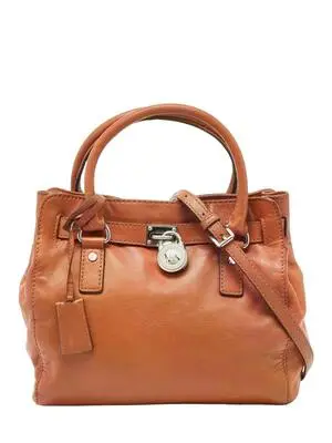 Michael Kors Leather Tote Bag - Brown