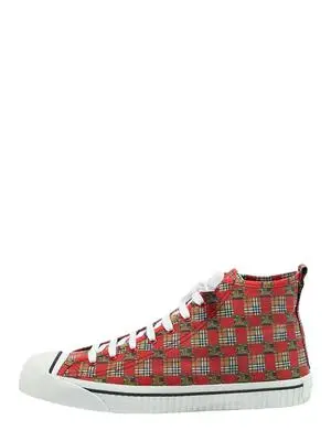 Burberry Kingly Sneakers - Red