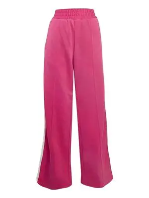 Off-White Wide-leg Trousers - Pink