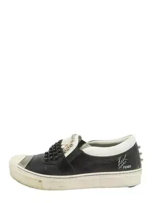 Fendi X Karl Lagerfeld Karlito Sneakers - Black
