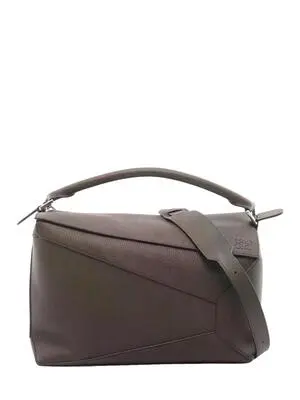 Loewe Large Puzzle Handbag - Brown