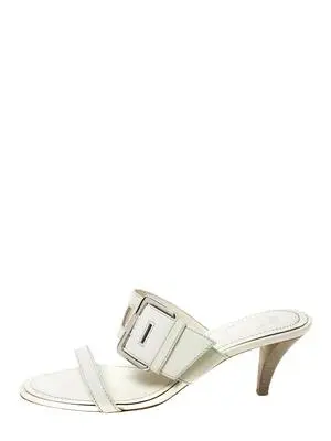 TOD'S 60mm Buckle-embellished Sandals - White