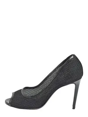 Dolce & Gabbana 95mm Mesh Peep-toe Pumps - Black