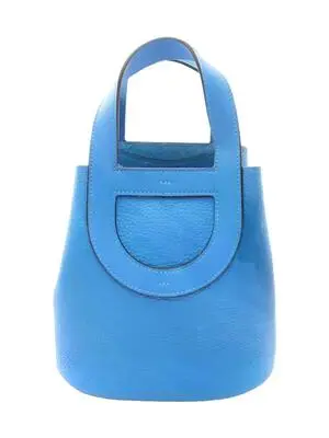 Hermès Loop 18 Leather Tote Bag - Blue