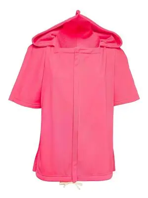 Comme Des Garçons Short-sleeved Hooded Jacket - Pink