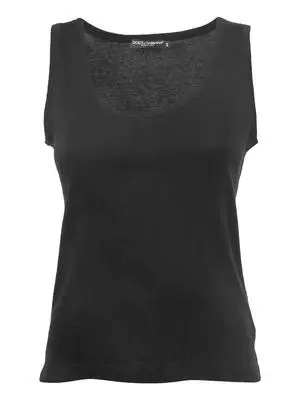 DOLCE & GABBANA Sleeveless Cotton Top