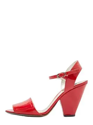Dolce & Gabbana 95mm Leather Sandals - Red