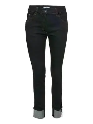 Prada Five-pocket Stretch-cotton Jeans - Blue