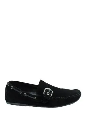 SERGIO ROSSI Buckle-detail Loafers - Black