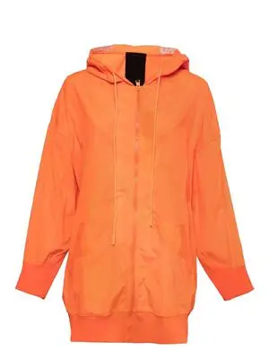 Valentino Garavani Hooded Taffeta Coat - Orange