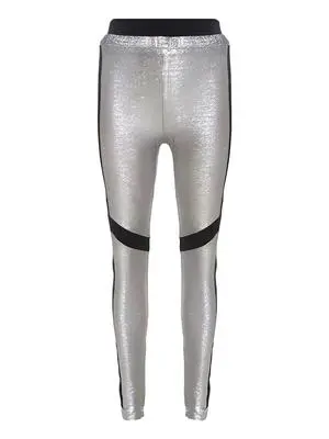 Just Cavalli Panelled Leggings - Metallic