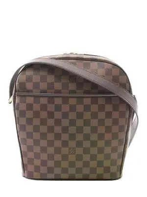 LOUIS VUITTON 2002 Damier Ebene Ipanema Gm Shoulder Bag - Brown