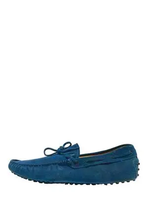 TOD'S Suede Driving Shoes - Blue