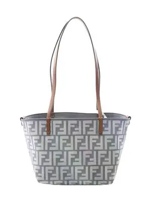 Fendi 2020s Zucca Roll Shoulder Bag - Grey