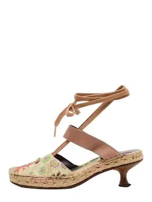 Missoni Floral-print Espadrilles - Neutrals
