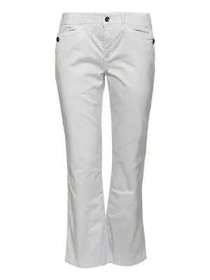 Emporio Armani Four-pocket Trousers - White